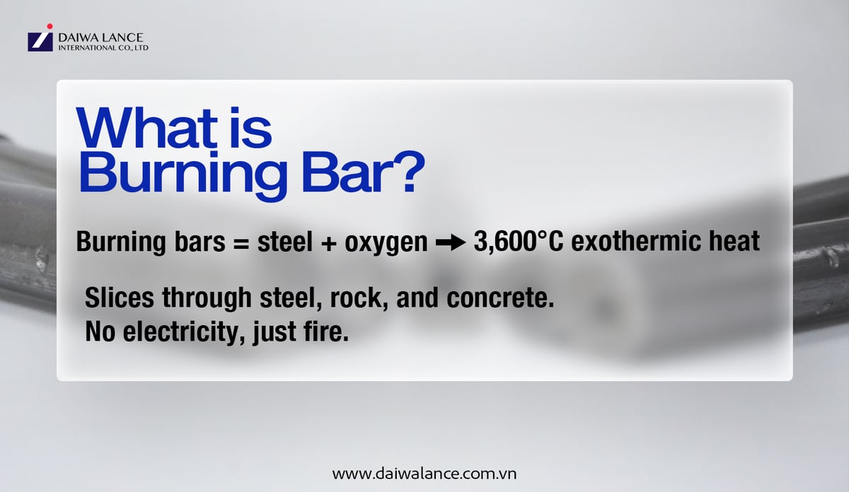 Burning Bar for Steel Cutting and Demolition