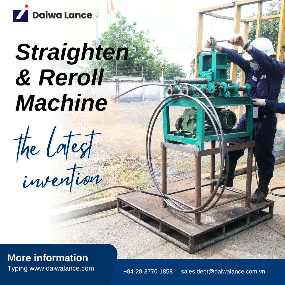 How to Use Daiwa Rolled Thermic Lance with Straighten & Reroll Machine?