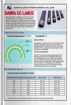 Daiwa CC Lance Catalogue | Daiwa Lance International Co., Ltd.